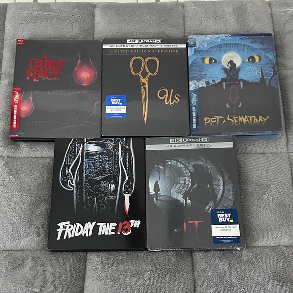 Media | Horror Movie Steelbook Bluray Collection Bundle | Poshmark